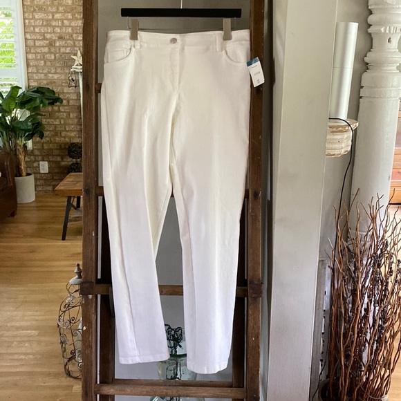 Elliott Lauren | Jeans | Elliott Lauren Halsbrook White Denim Jeans ...